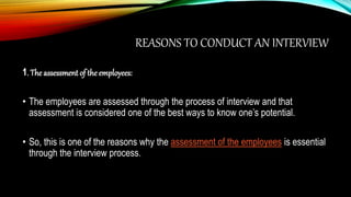 Interview and its types | PPTX