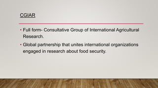 different agricultural sytems | PPT