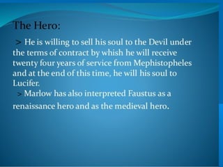 Character of Dr faustus by christopher marlow | PPT