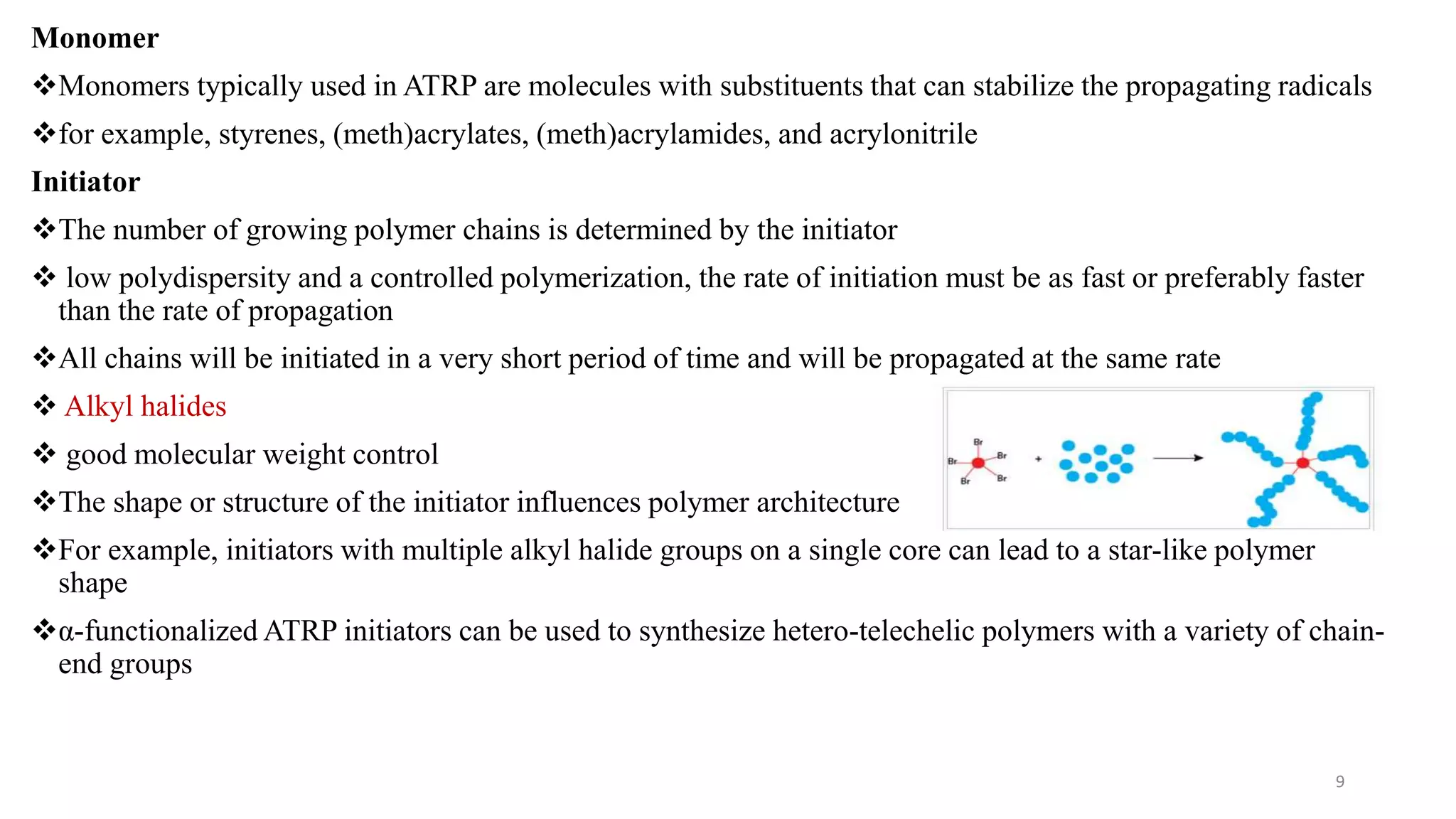 ATOMIC TRANSFER RADICAL POLYMERIZATION | PPTX