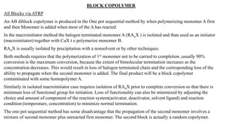 ATOMIC TRANSFER RADICAL POLYMERIZATION | PPTX