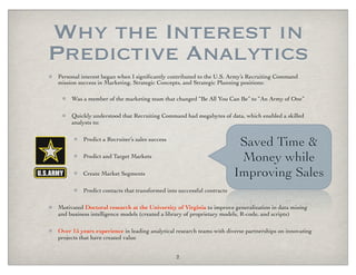 Go Predictive Analytics | PPT