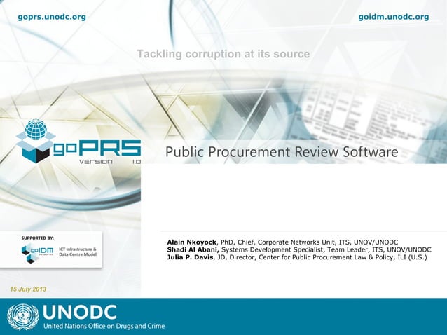 goPRS Suite of Software | PPT