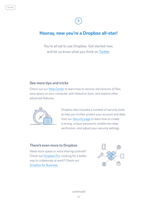 Get started with dropbox | PDF