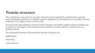 Computational biology- Secondary structure prediction -GOR | PDF