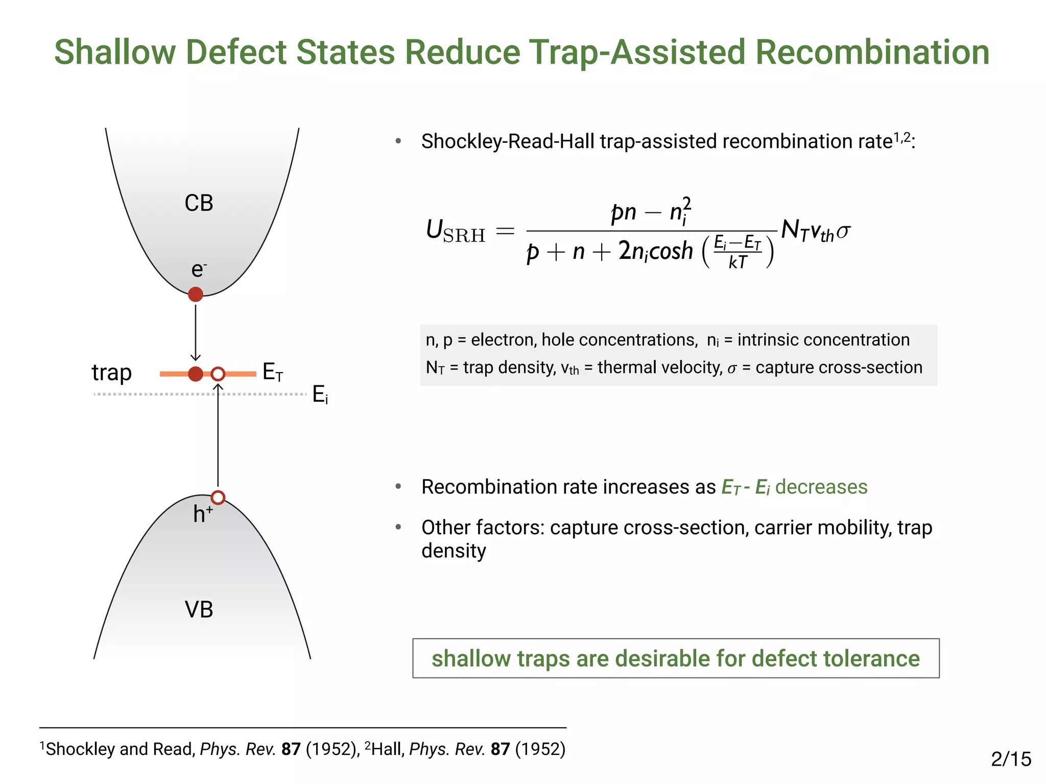ICTMC-21: Key Structural and Chemical Features of Defect-Tolerant ...