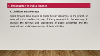 Introduction, Importance and Scope of Public FInance.pptx