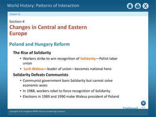 Gorbachev Moves Towards Democracy and Collapse of the Soviet Union | PPTX