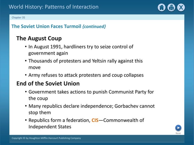 Gorbachev Moves Towards Democracy and Collapse of the Soviet Union | PPTX