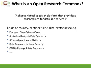 Global Open Research Commons IG | PPT
