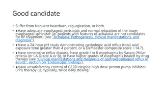 GORD management in adults, treatment, inverstigation | PPTX