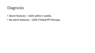 GORD management in adults, treatment, inverstigation | PPTX