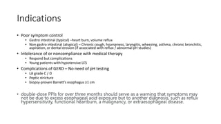 GORD management in adults, treatment, inverstigation | PPTX