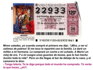 El gordo de la lotería (humor) | PPT