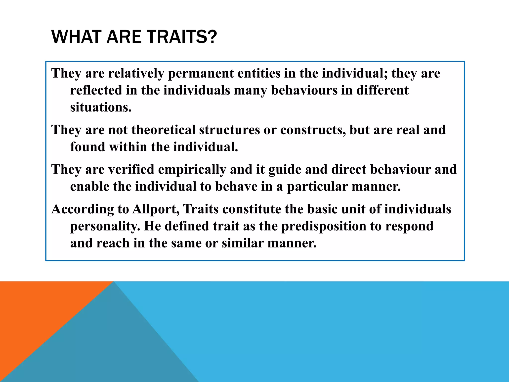 Gordon Allport Trait Theory.pptx