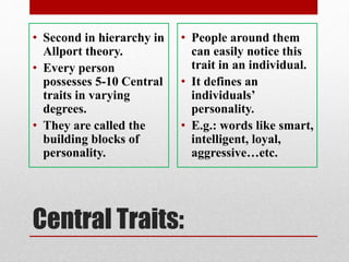 Gordon Allport Trait Theory.pptx
