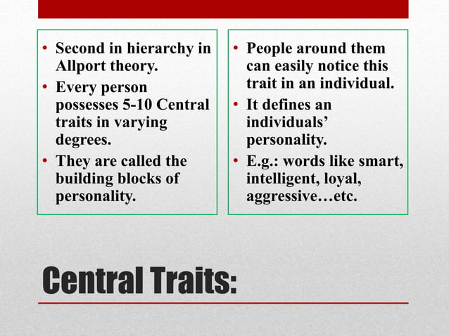 Gordon Allport Trait Theory.pptx