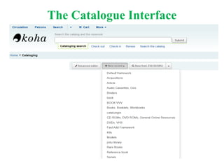 Koha Library Software: Practical Applications | PPTX