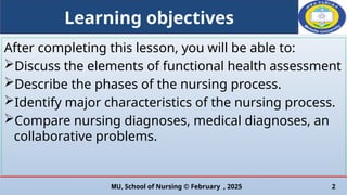 Gordon approach and Nursing process.pptx