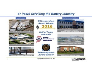 Development of Advanced Expanders for Lead‒Acid Batteries | PDF