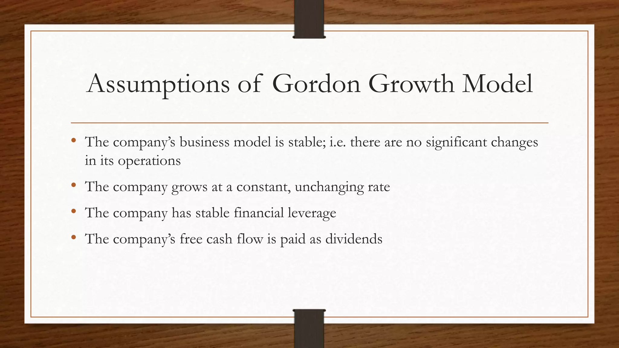 Gordon growth model.ppt