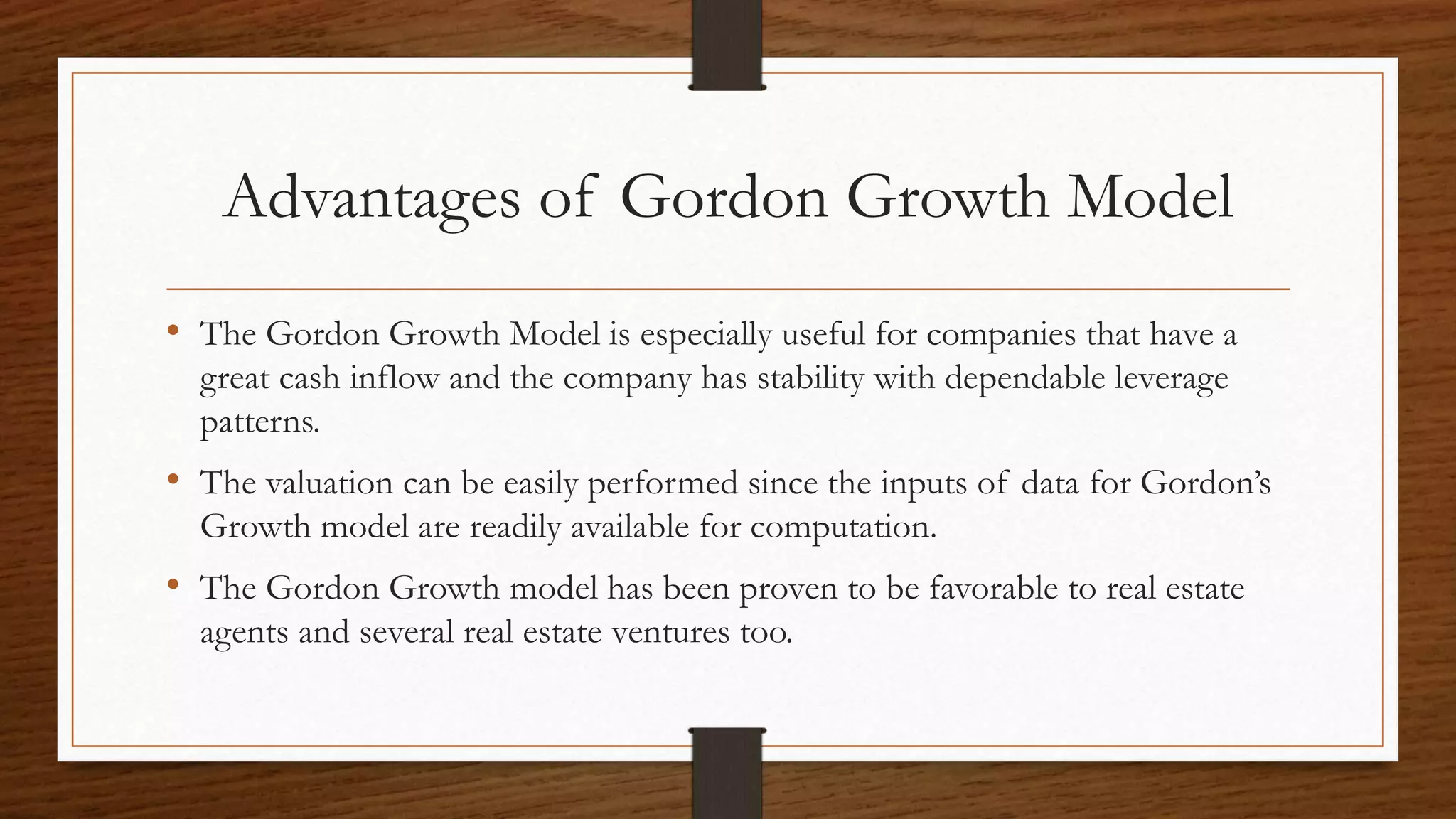 Gordon growth model.ppt