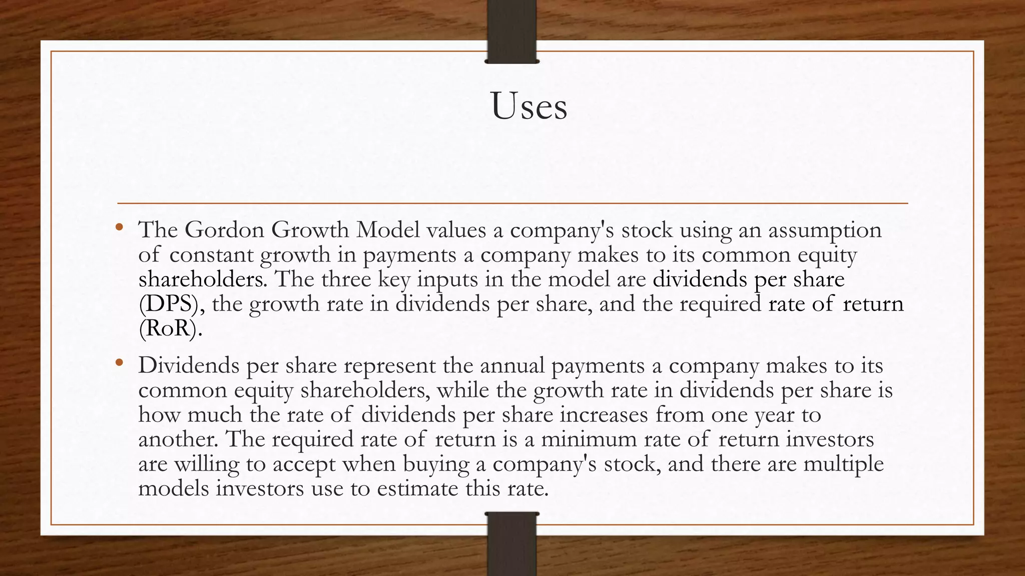 Gordon growth model.ppt