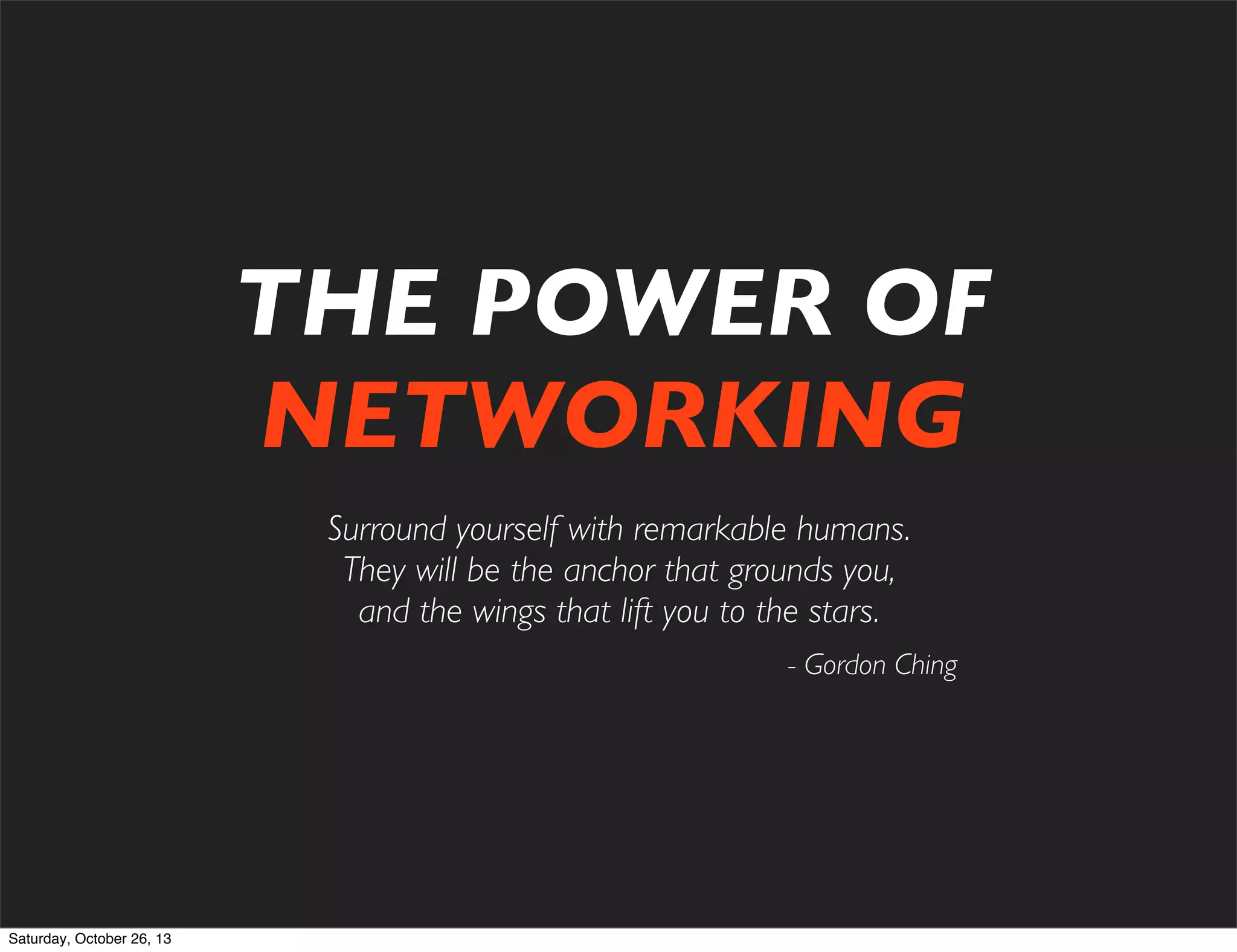 The Power of Networking | PDF