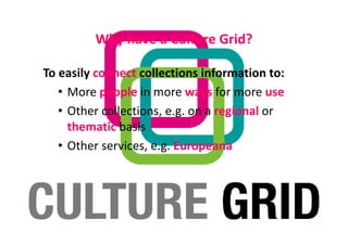 Culture GRID - Connecting UK Collections | PDF | Computing | Technology ...