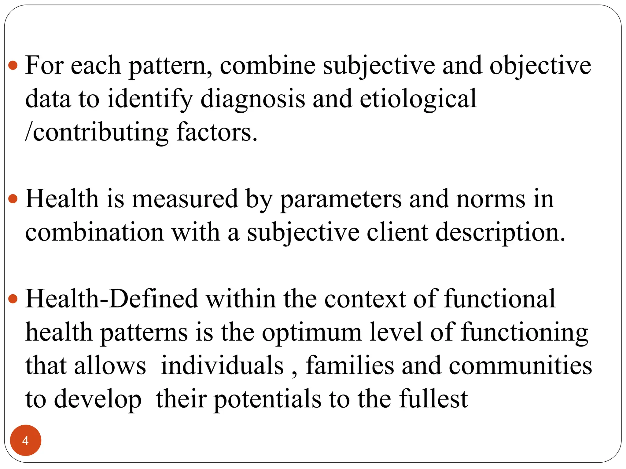 GORDONS 11 HEALTH FUNCTIONAL PATTERNS.ppt