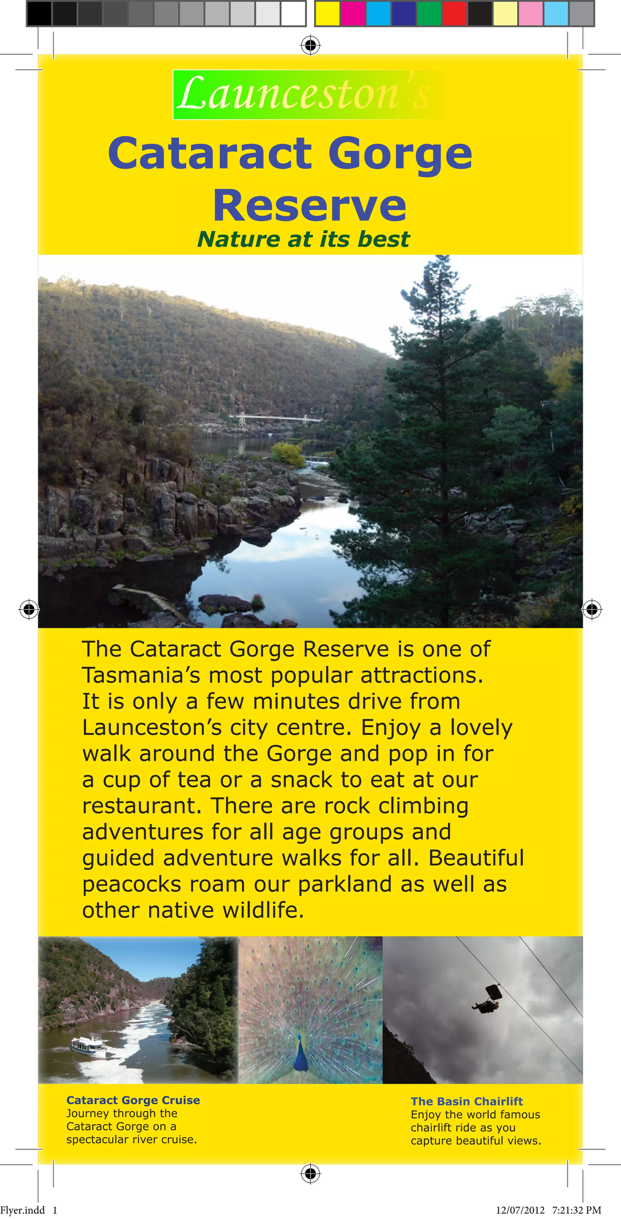 Cataract Gorge flyer | PDF