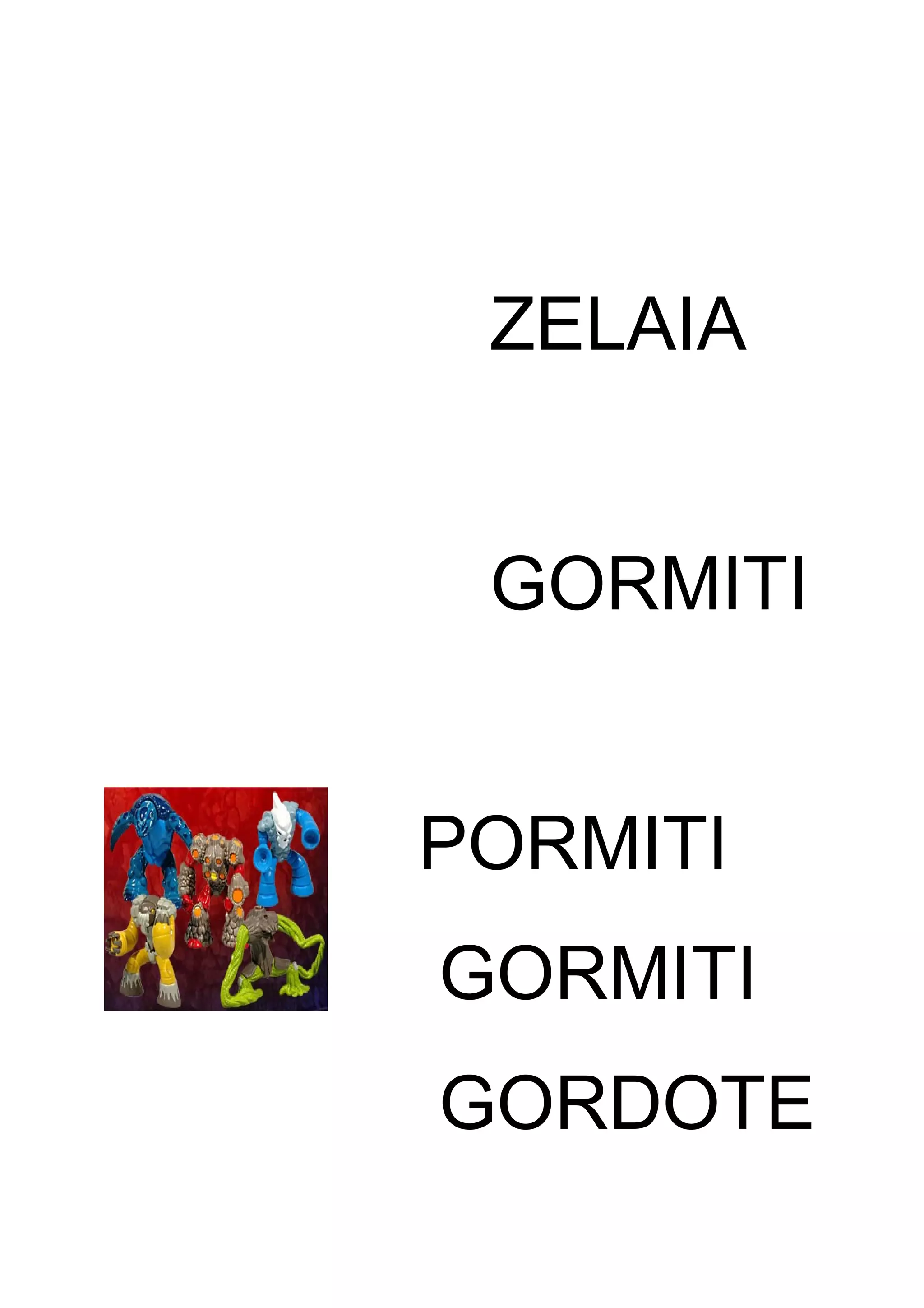 Gormiti gormiti | PDF