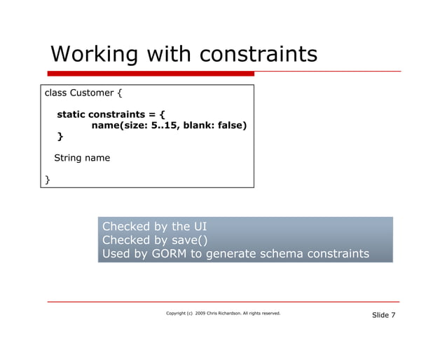 Overview of Grails Object Relational Mapping (GORM) | PDF