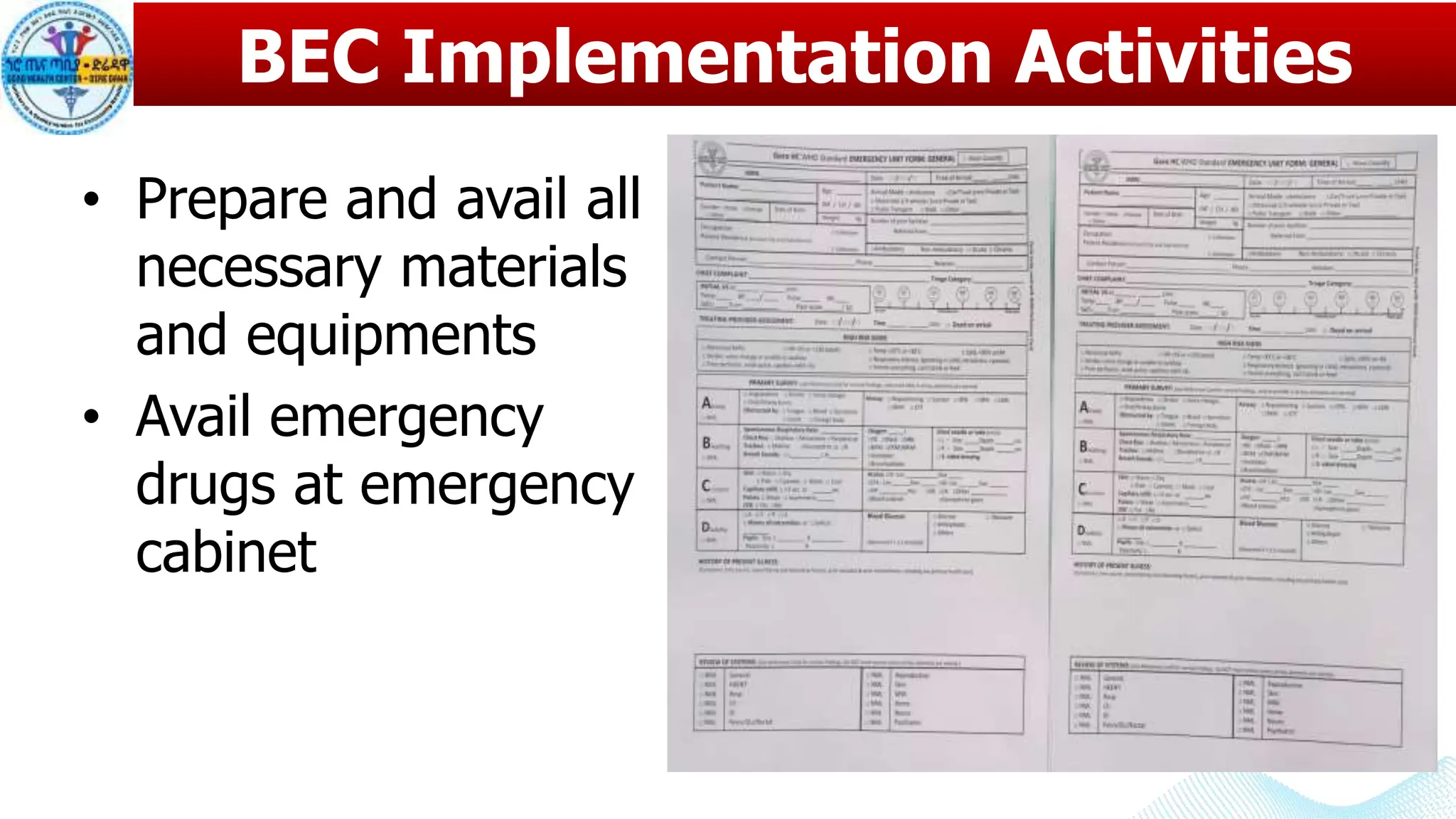 Goro HC BEC Implementation Progress Report.pptx