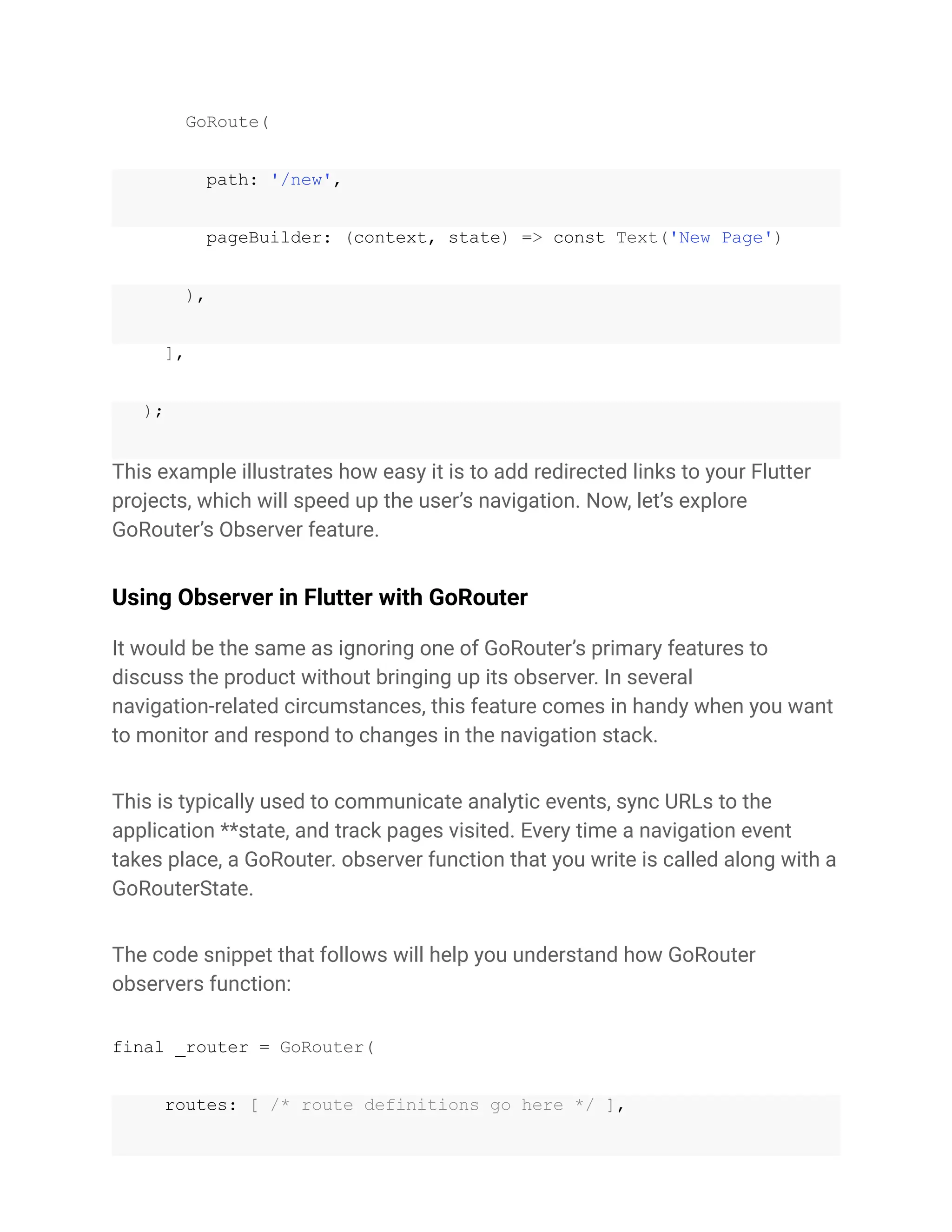Gorouter The Key To Next Level Routing In Flutter Developmentpdf