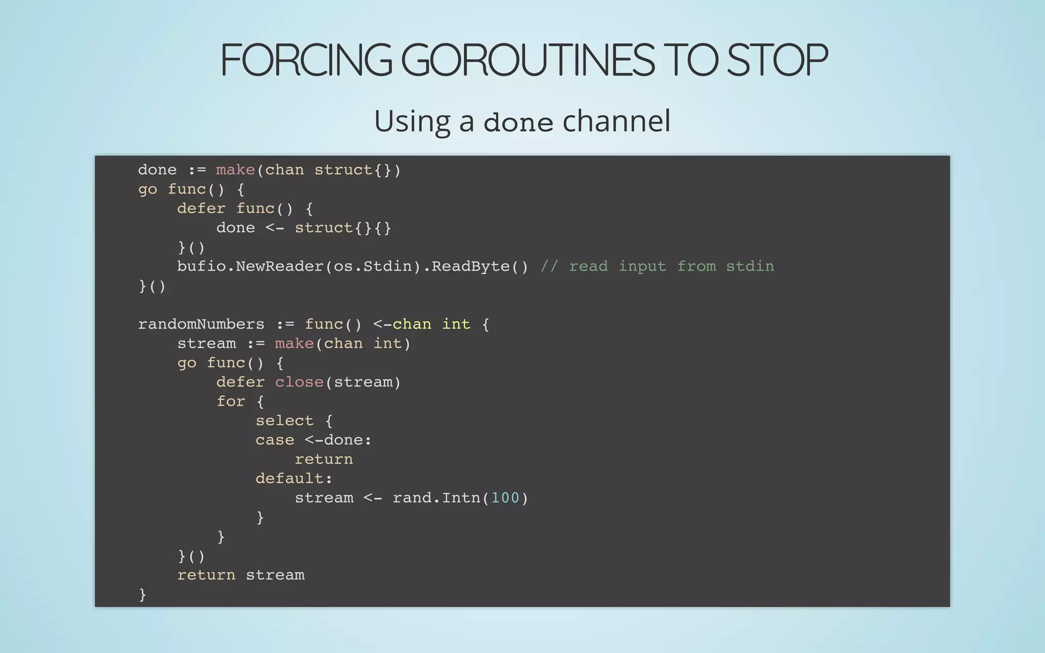 Goroutines and Channels in practice | PDF