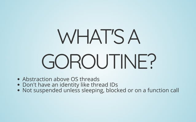 Goroutines and Channels in practice | PDF