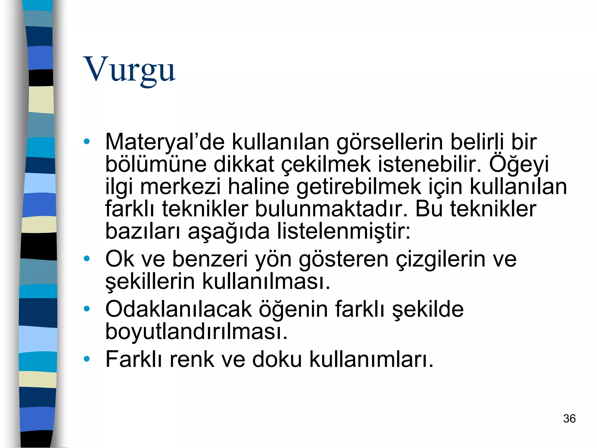 Gorsel Tasarim Ilkeleri Sunum | PDF