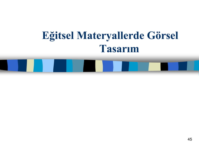 Gorsel Tasarim Ilkeleri Sunum | PDF