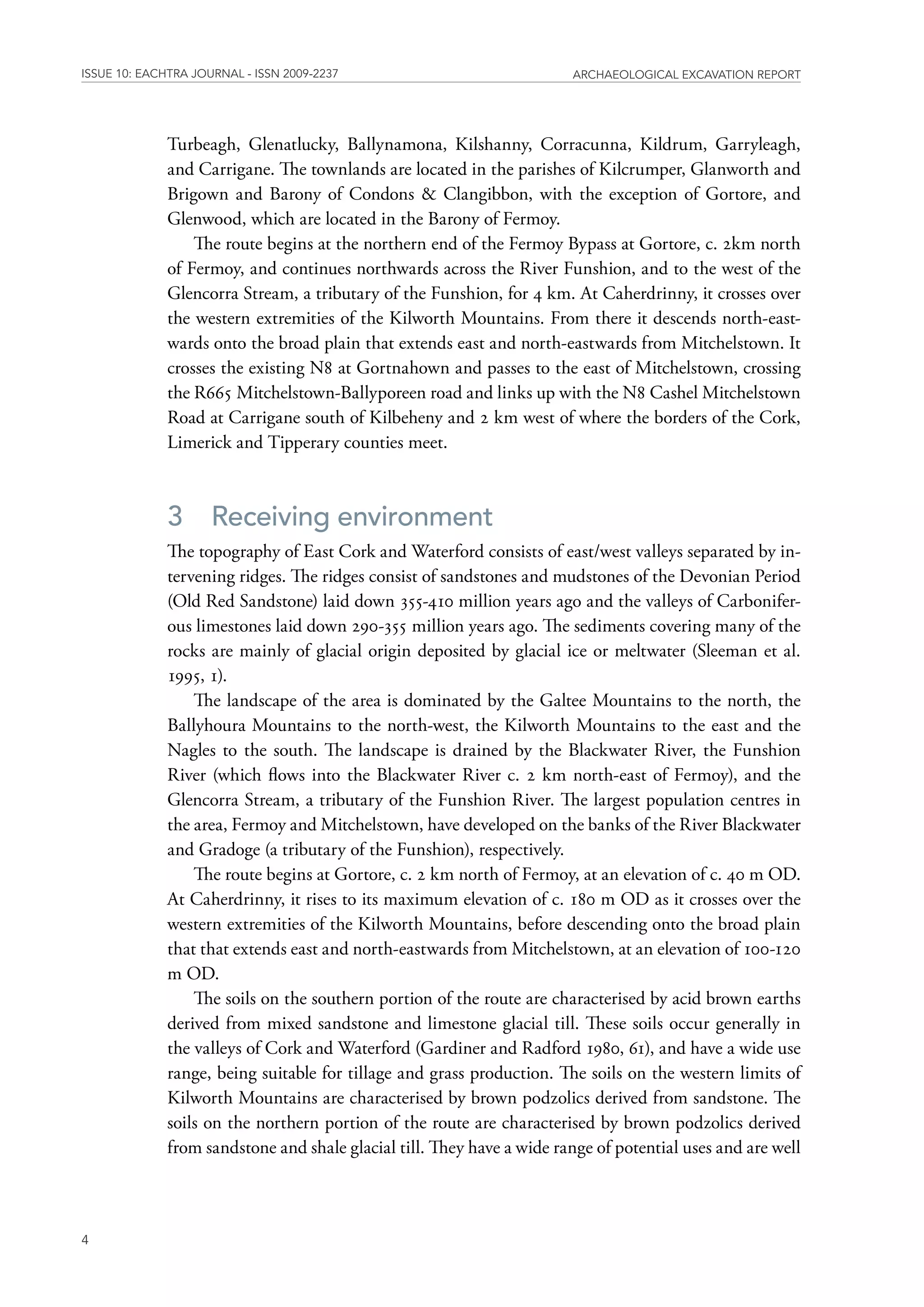 Archaeological Report - Gortnahown 4, Co. Cork (Ireland) | PDF