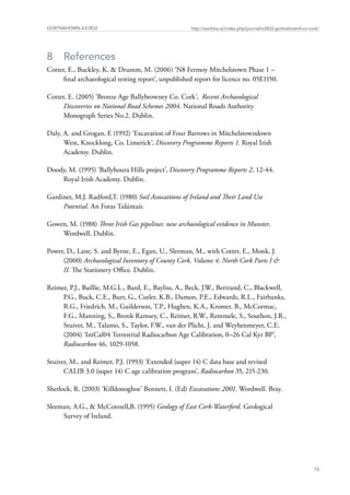 Archaeological Report - Gortnahown 4, Co. Cork (Ireland) | PDF