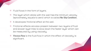 Viscus Flow of Fluids | PDF