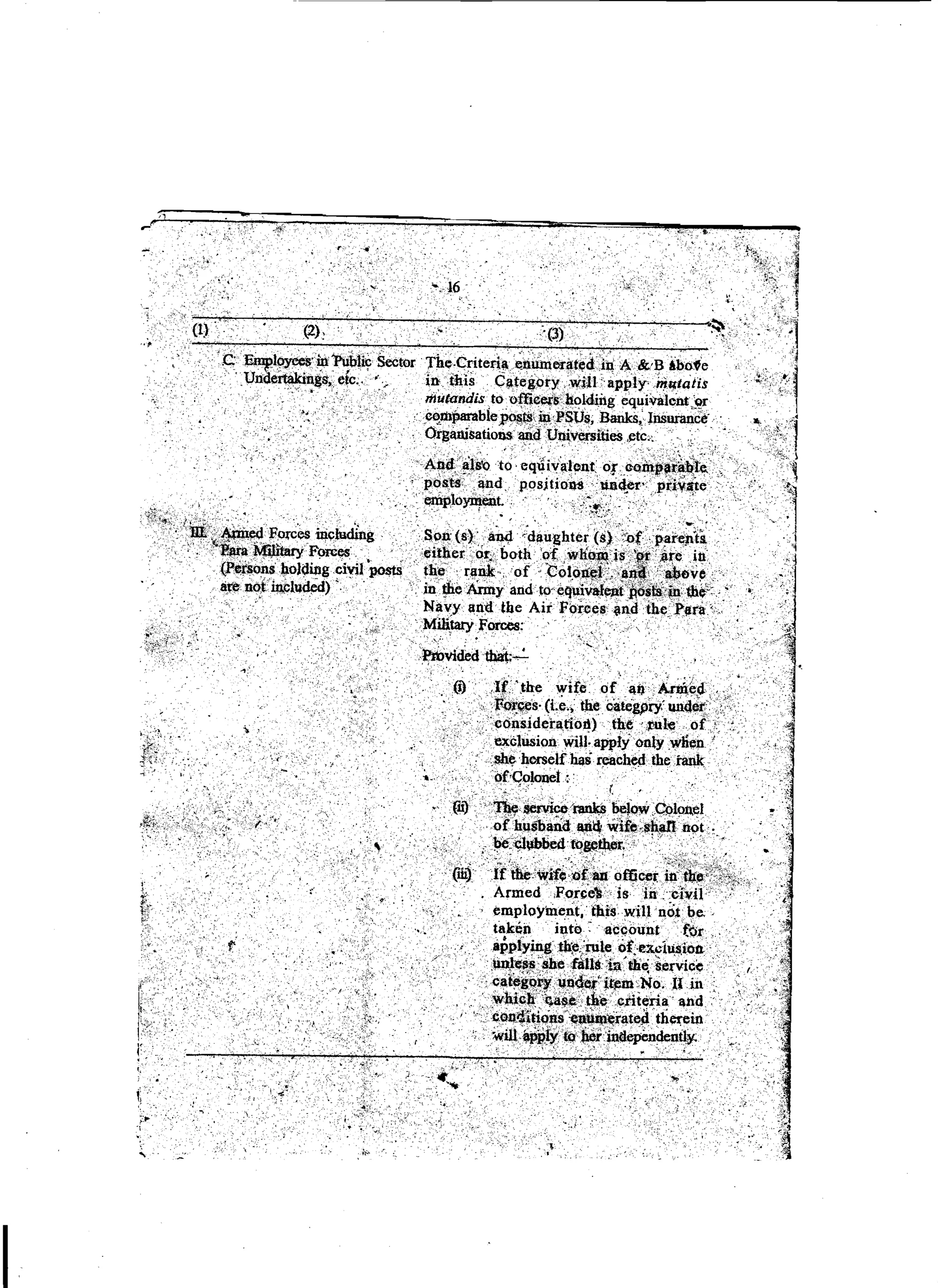 Non creamy layer certificate for KERALA OBC- criteria for the issue. | PDF