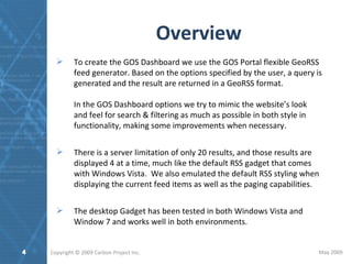 GOS Dashboard - Enterprise GIS Dashboard for Geodata.gov