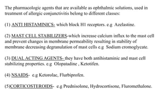 TREATING ALLERGIC EYES | PPTX