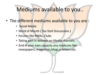 Goshthi social media | PPT