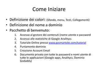 Gosmartsite.com - Presentazione | PPTX | Computing | Technology & Computing
