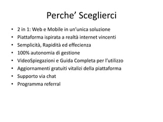 Gosmartsite.com - Presentazione | PPTX | Computing | Technology & Computing