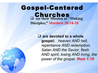 Gospel centered churches | PPT