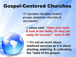 Gospel centered churches | PPT